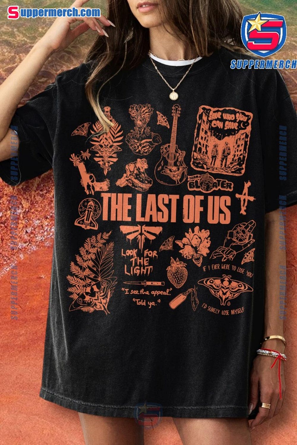 Embrace the Post-Apocalyptic Charm: The Last of Us Doodle Art Tee | by ...