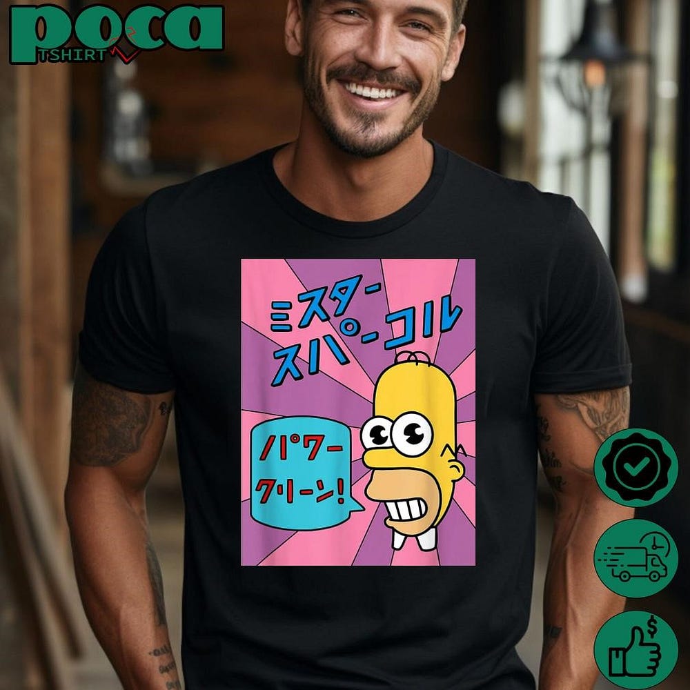 The Simpsons Homer Mr Sparkle Japanese shirt | by Pocashirtllc | Feb ...