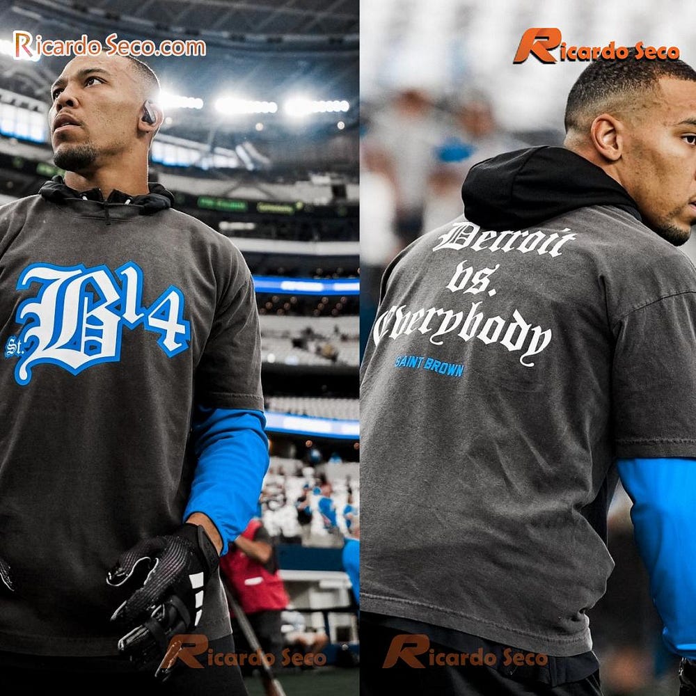 Show Your Detroit Lions Pride: The Saint Brown “Detroit Vs. Everybody ...