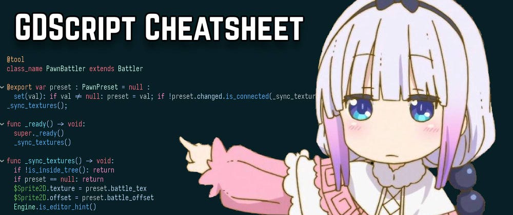 GDScript Cheatsheet for Godot Developers | Medium
