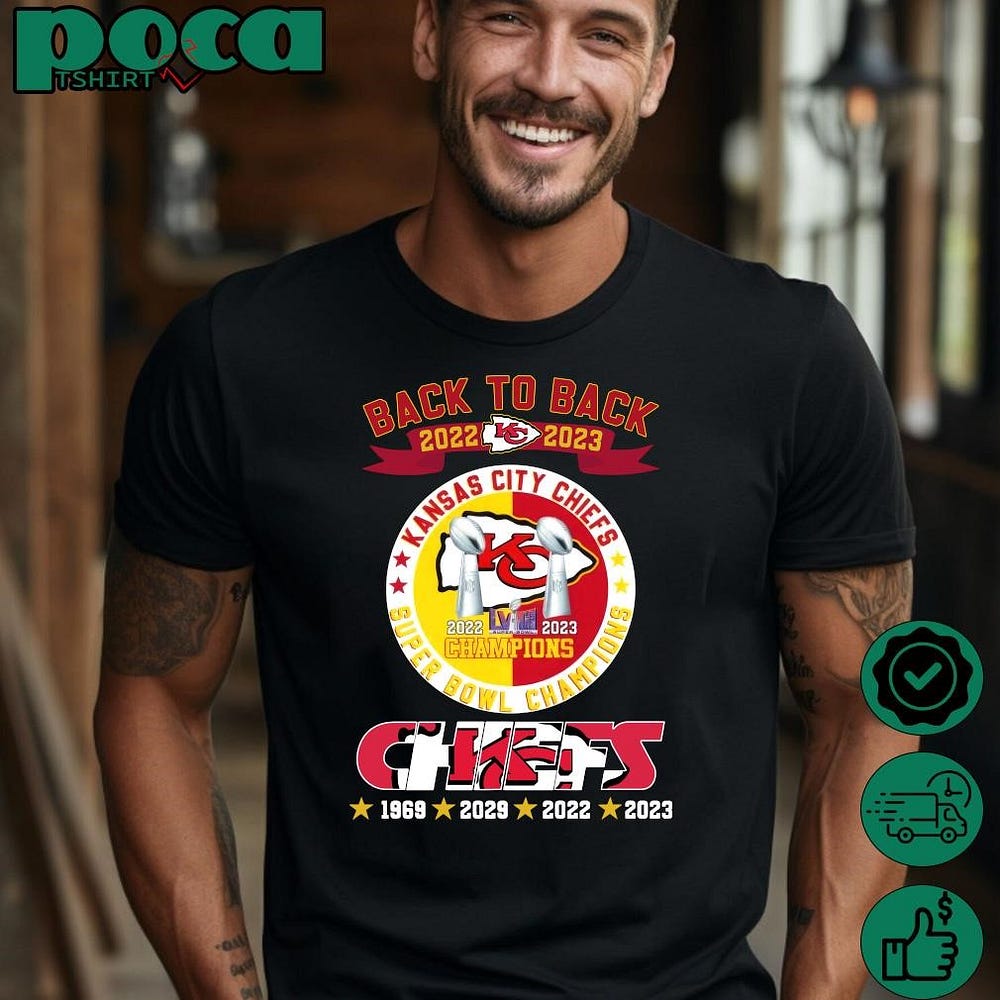 Kansas City Chiefs Back To Back 2022–2023 Super Bowl LVIII Champions ...