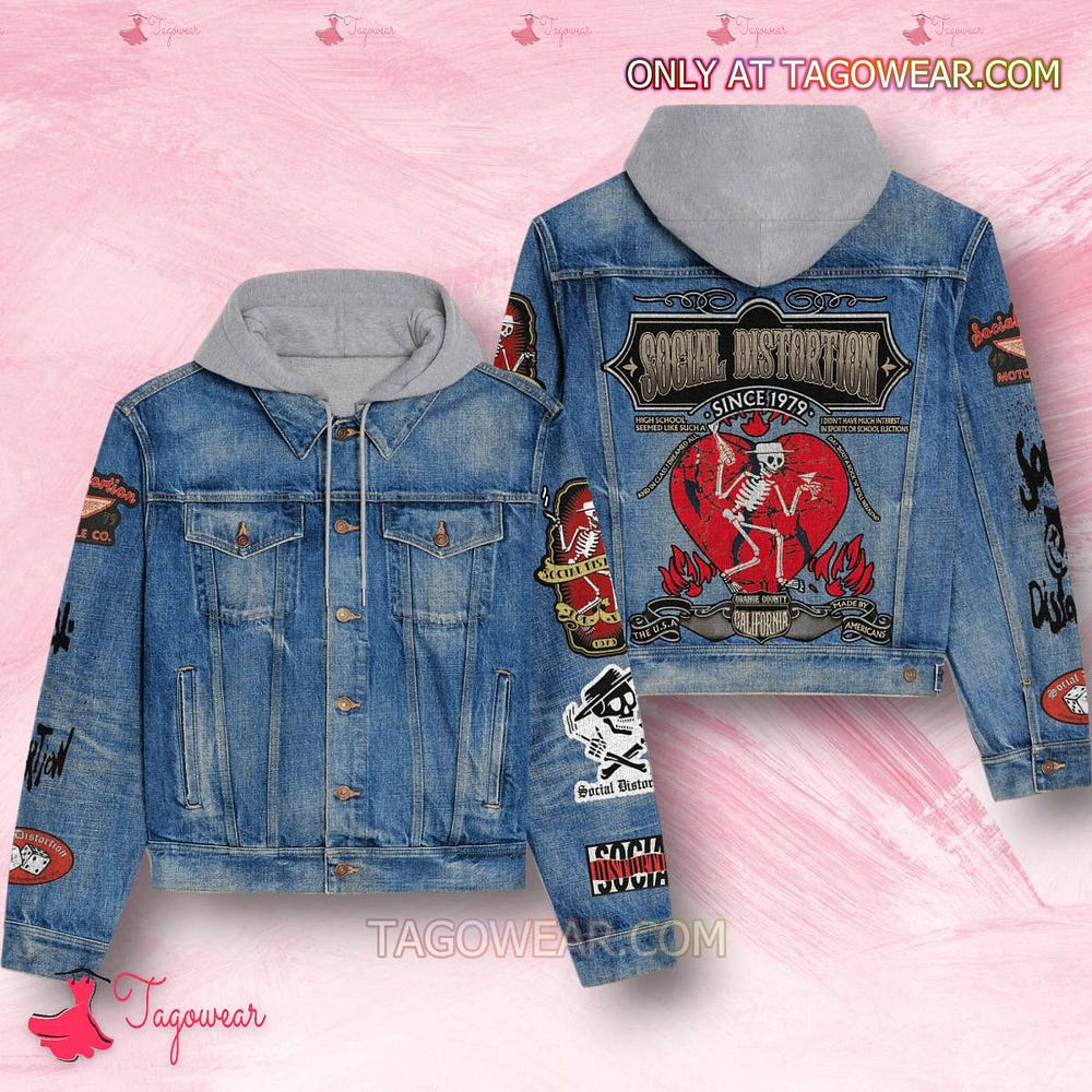 Social Distortion Jean Hoodie Jacket: A Punk Rock Icon for Your ...