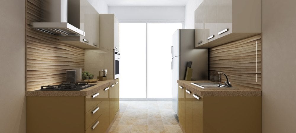 Parallel Kitchen Design. Cooking can be more fun and stress-free… | by ...