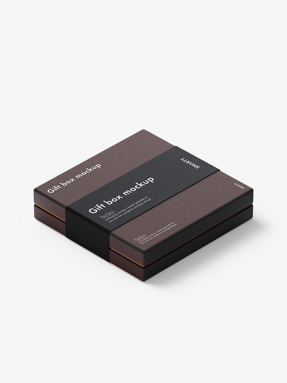 442+ Free Download Famous Gift Box Mockup — Half Side View (High-Angle ...