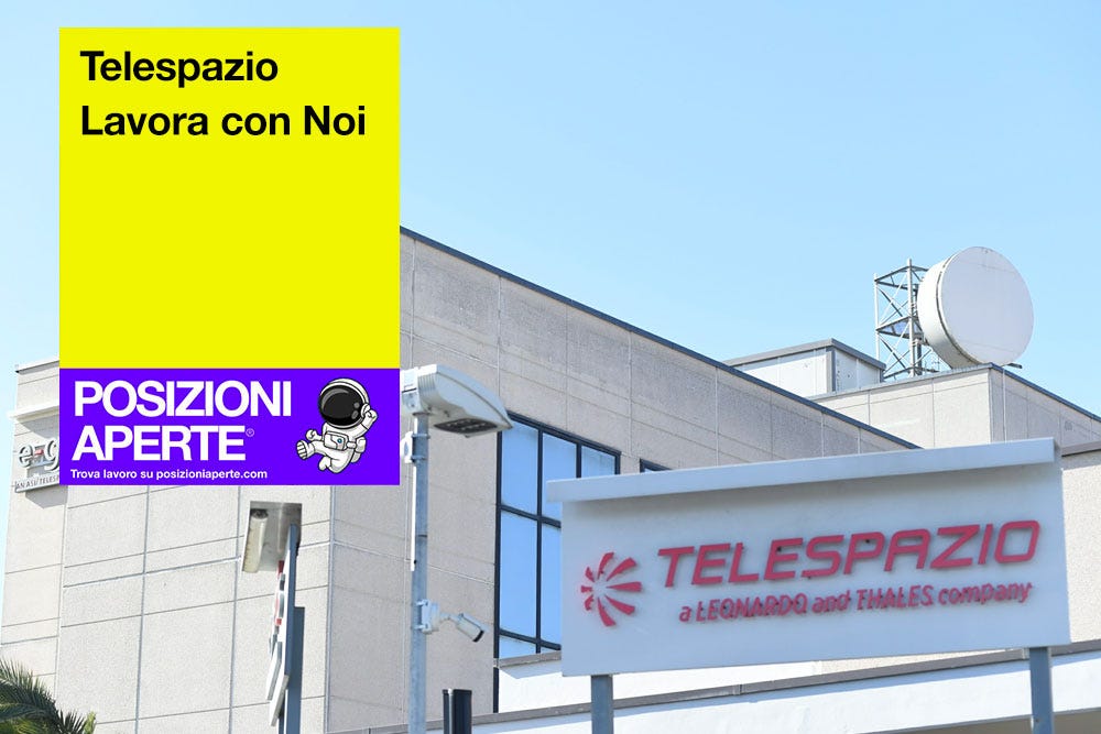 Telespazio Lavora con Noi | by The Expert | Medium