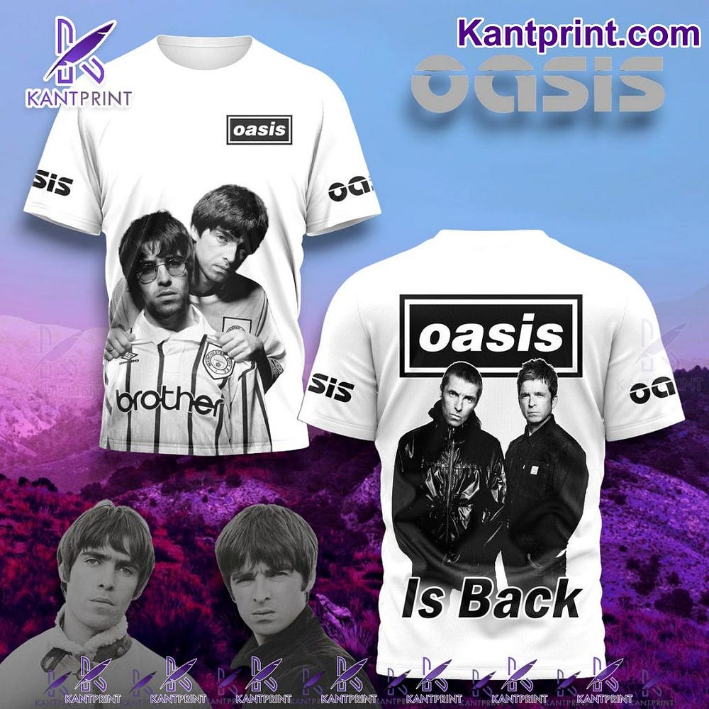 Relive the Britpop Era with the Oasis Is Back Live ’25 Tour Shirt | by ...