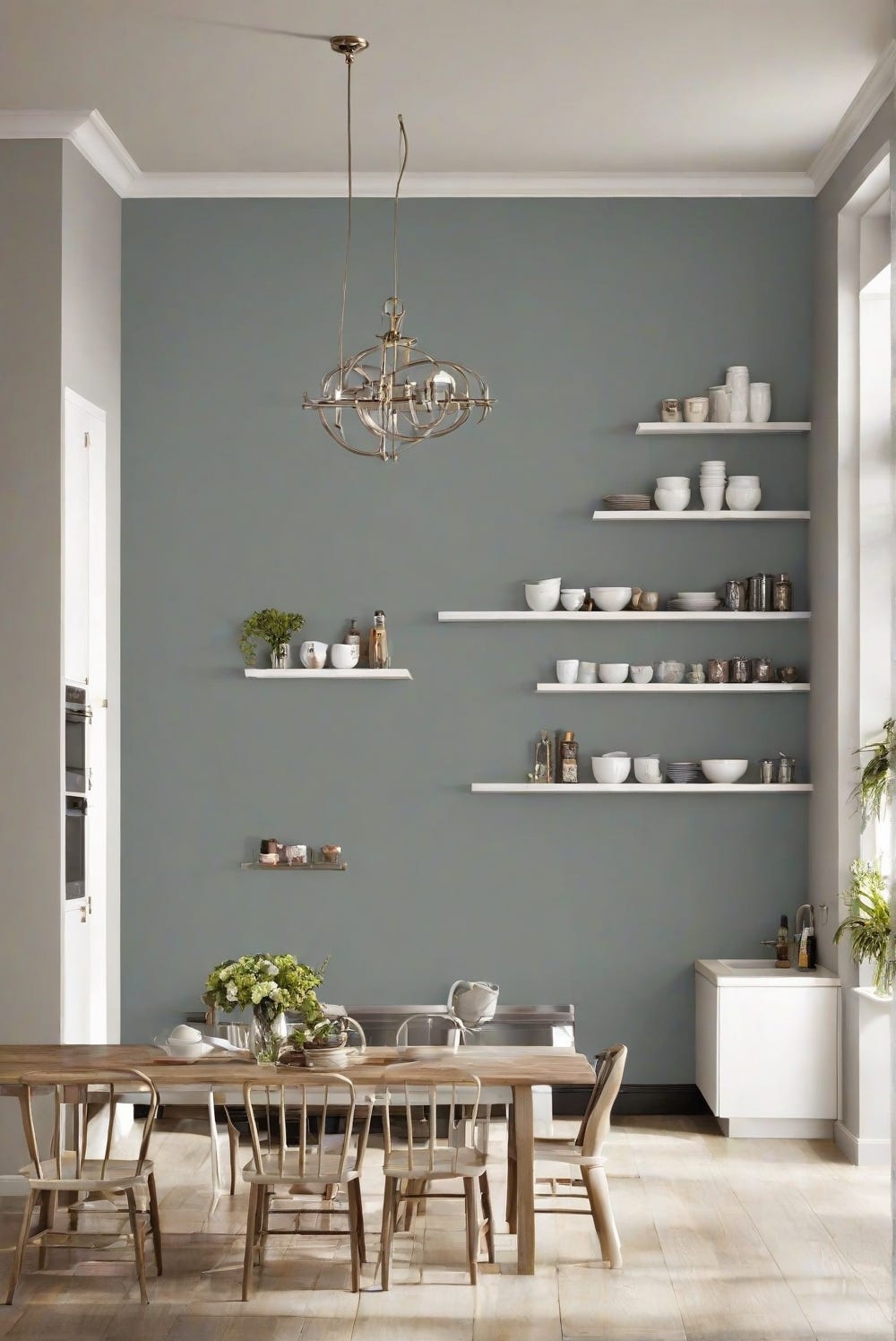 Kitchen Walls: Cityscape SW 7067–2024 Kitchen Wall Paint Guide | by ...