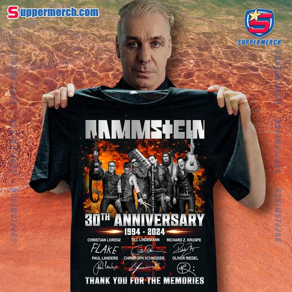Celebrate 30 Years of Rammstein with this Signature Shirt! | by Skurat ...