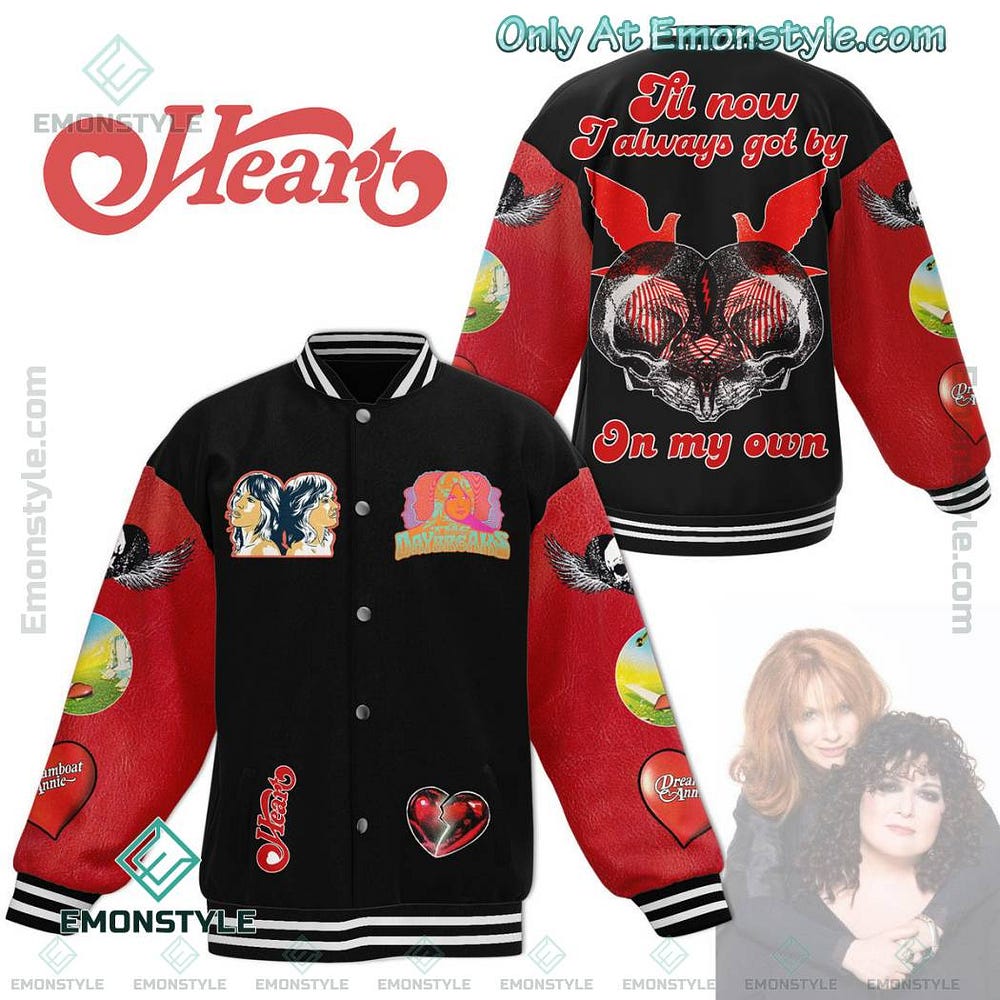 Heart Til Now I Always Got By On My Own Varsity Jacket | by EmonStyle ...