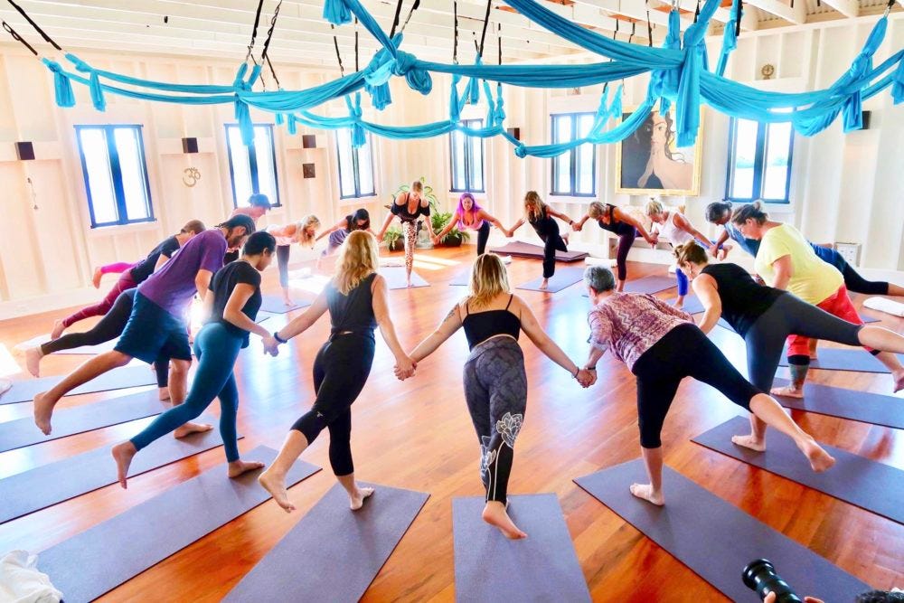 Take your Wellness Vacation to New Heights with Aerial Yoga! | by ...