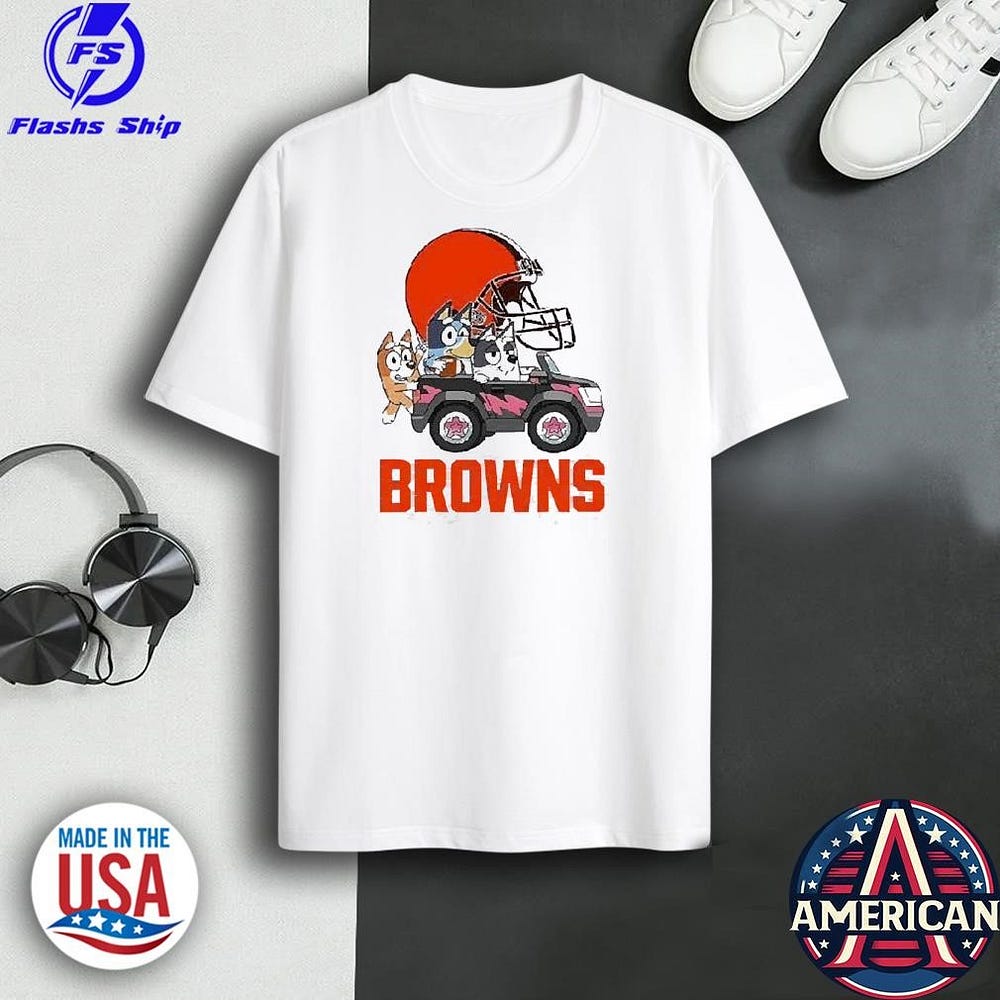 Cleveland Browns Bluey Bandit Heeler Chilli Heeler Aunt Trixie Heeler ...
