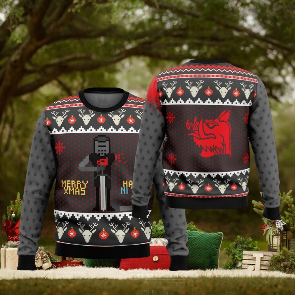 Merry Xmas and Happy Ni Year Monty Python Ugly Christmas Sweater | by ...