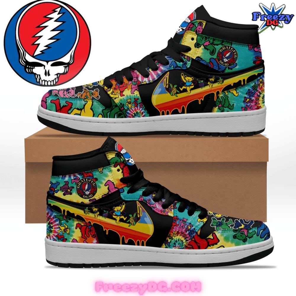 Grateful Dead Dancing Bears Limited Edition Nike Air Jordan 1 | by 1u23hu1jhj2 | Oct, 2024 | Medium