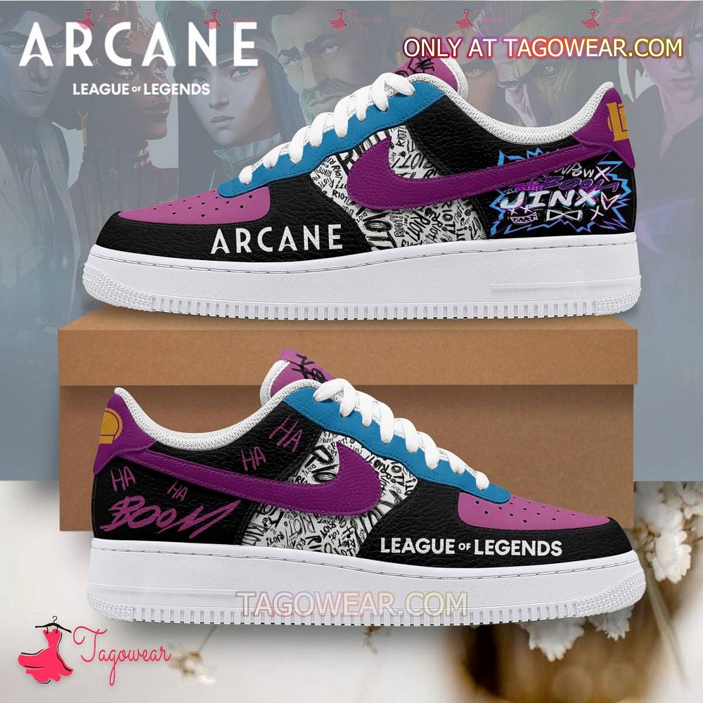 Step Into the World of Arcane with These League of Legends Air Force ...
