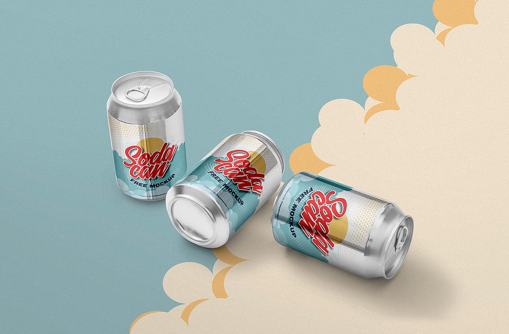 207+ Free Download +20 Textured Aluminium Drink Can In A Hand Mockup ...
