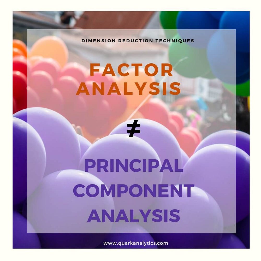 The Differences Between Factor Analysis And Principal Component