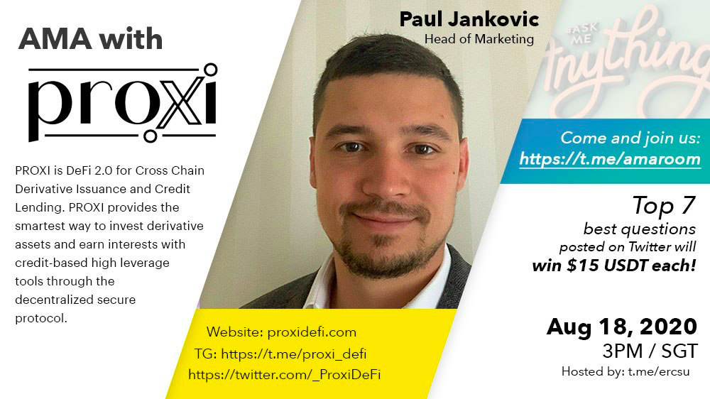 Proxi AMA with Paul Jankovic. Introduction AMA | by Steven Jim | The ...