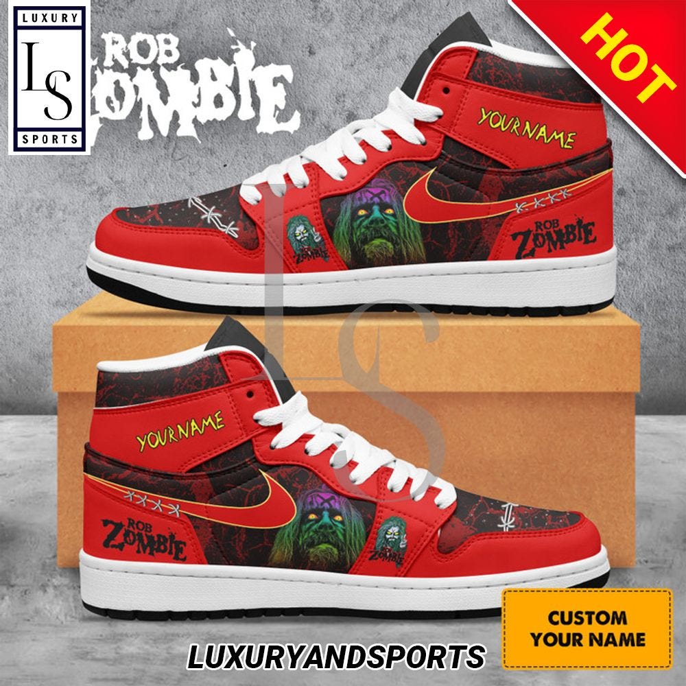Custom Name Rod Zombie Air Jordan 1 Sneaker | by LuxuryAndSports | Mar ...