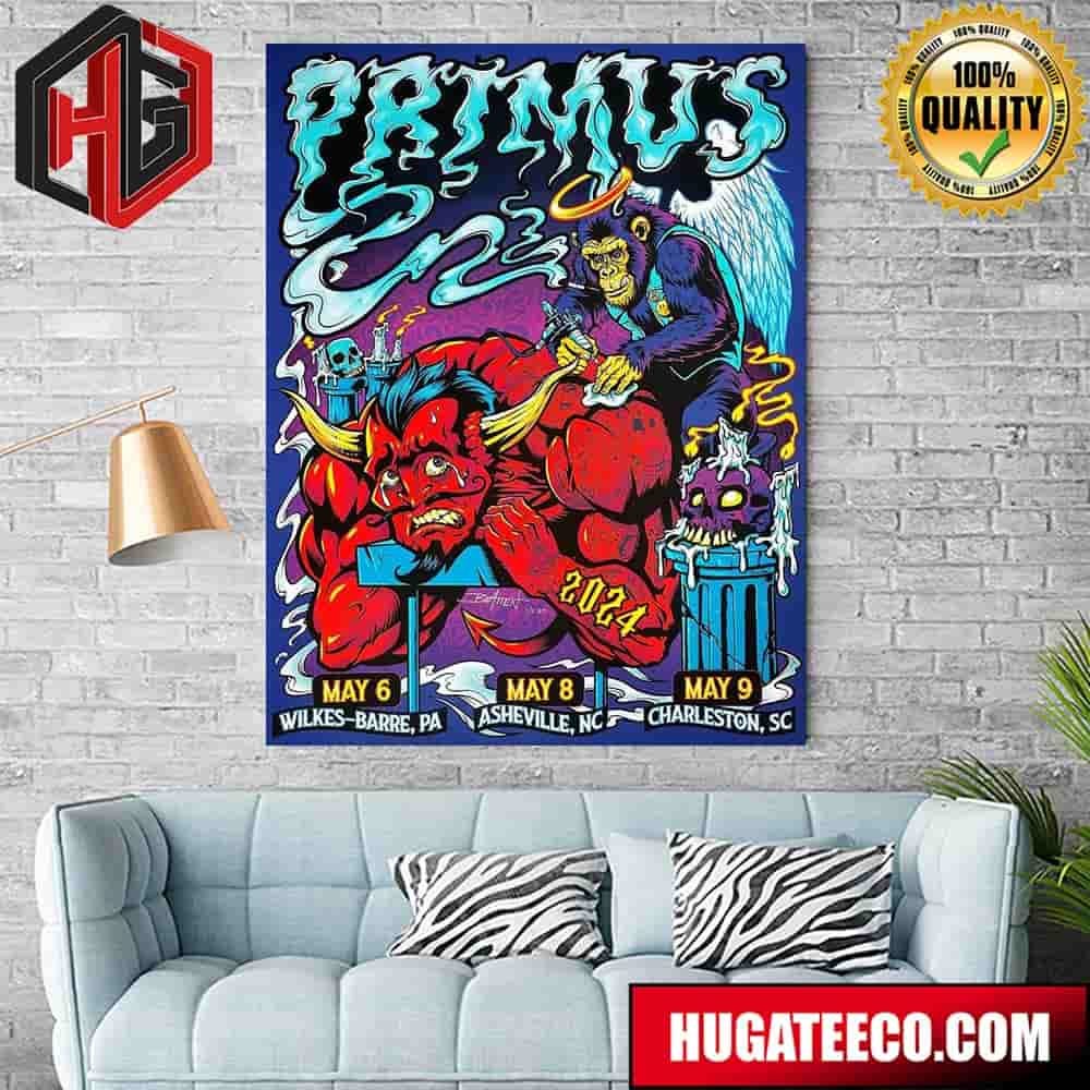 Vip Poster For A Few Different Primus Shows The Wilkes-Barre Pa ...