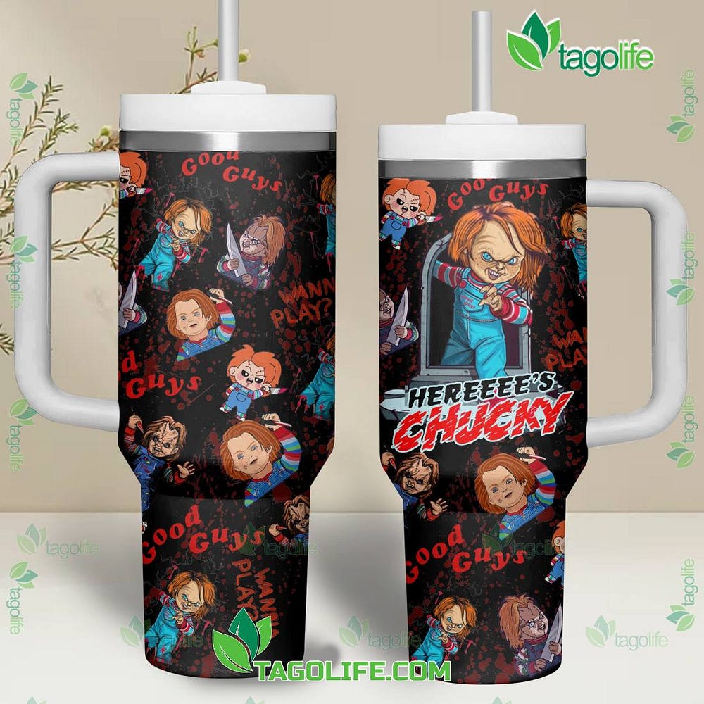 Hilariously Inappropriate Chucky “God Guys” Tumbler with Handle | by ...