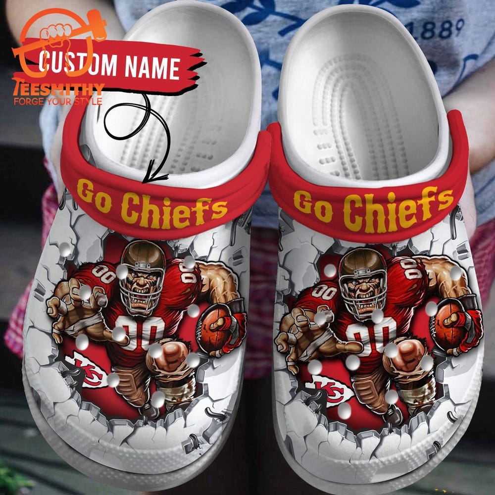 NFL Kansas City Chiefs Mahomes Sport Crocs Clogs Shoes - Teesmithy ...