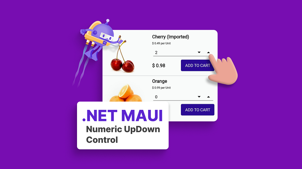 Seamlessly Integrate Numeric Up-Down UI in Your .NET MAUI App | by Jollen Moyani | Syncfusion ...