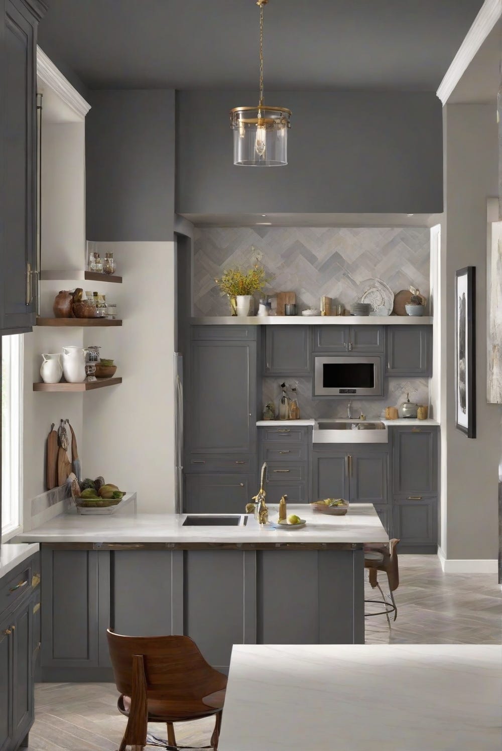 Is GRIZZLE GRAY (SW 7068) wall paint good for the Kitchen? [2024] Trendy Décor | by West Pear ...