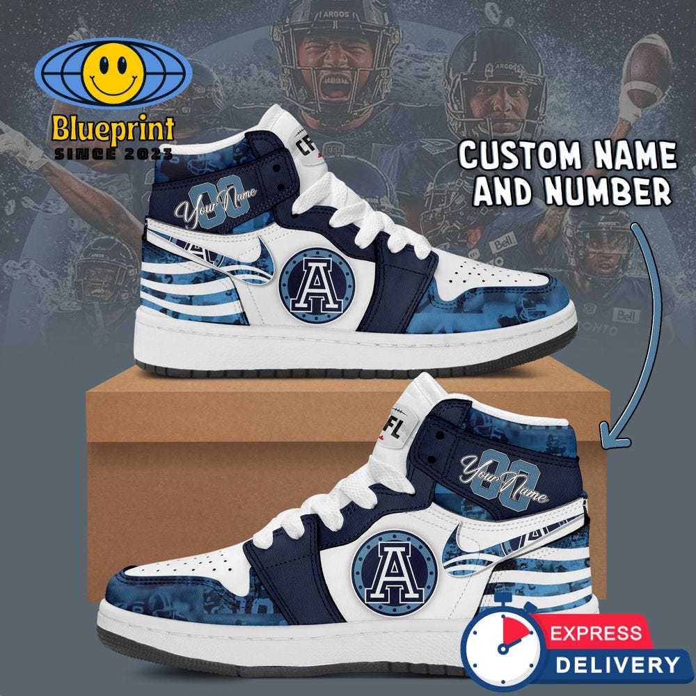 CFL Toronto Argonauts Personalized Air Jordan 1 Sneaker | by Henqua106 ...