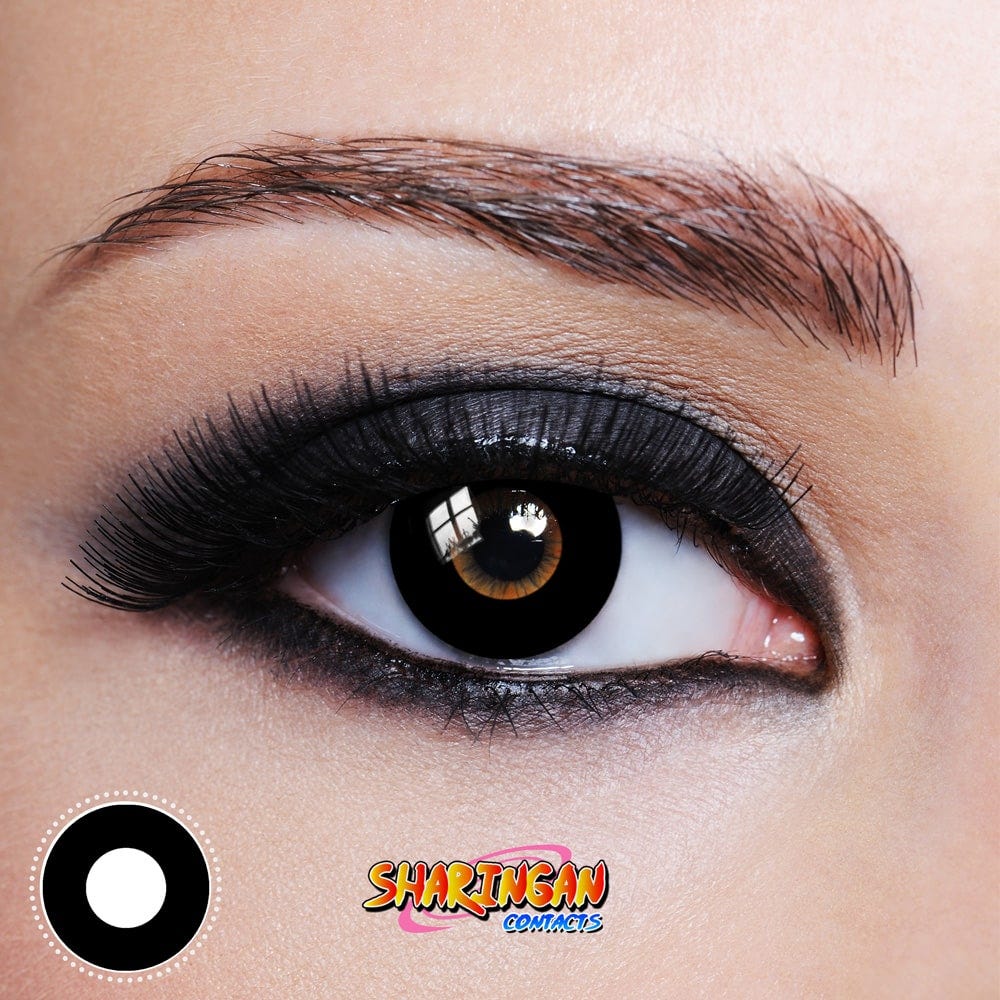 Byakugan Black Ring Naruto Contacts - Sharingan Contacts - Medium