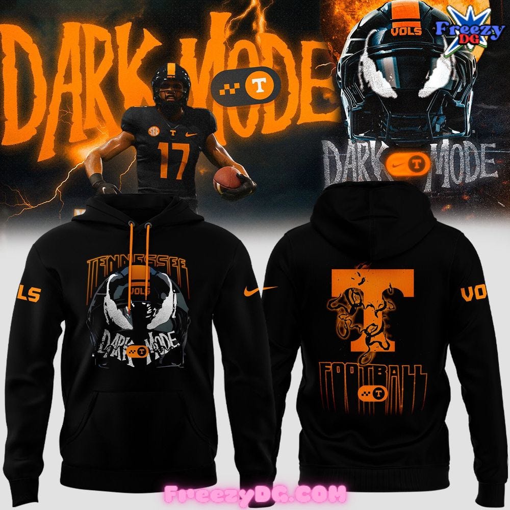 Tennessee Volunteers Venom Dark Mode Hoodie | by Lakisharaymer | Nov ...