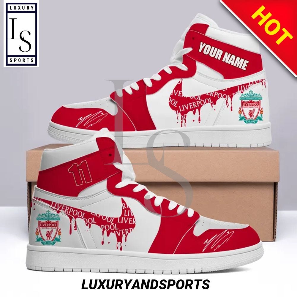 Personalized Liverpool Go Reds Air Jordan 1 Sneaker | by ...