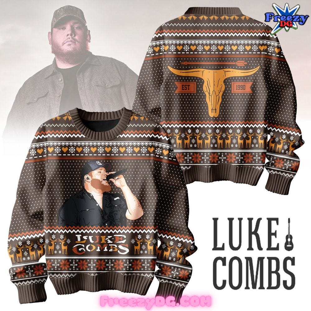 Luke Combs EST 1990 Special Ugly Sweater | by Irmgardaloia | Oct, 2024 ...