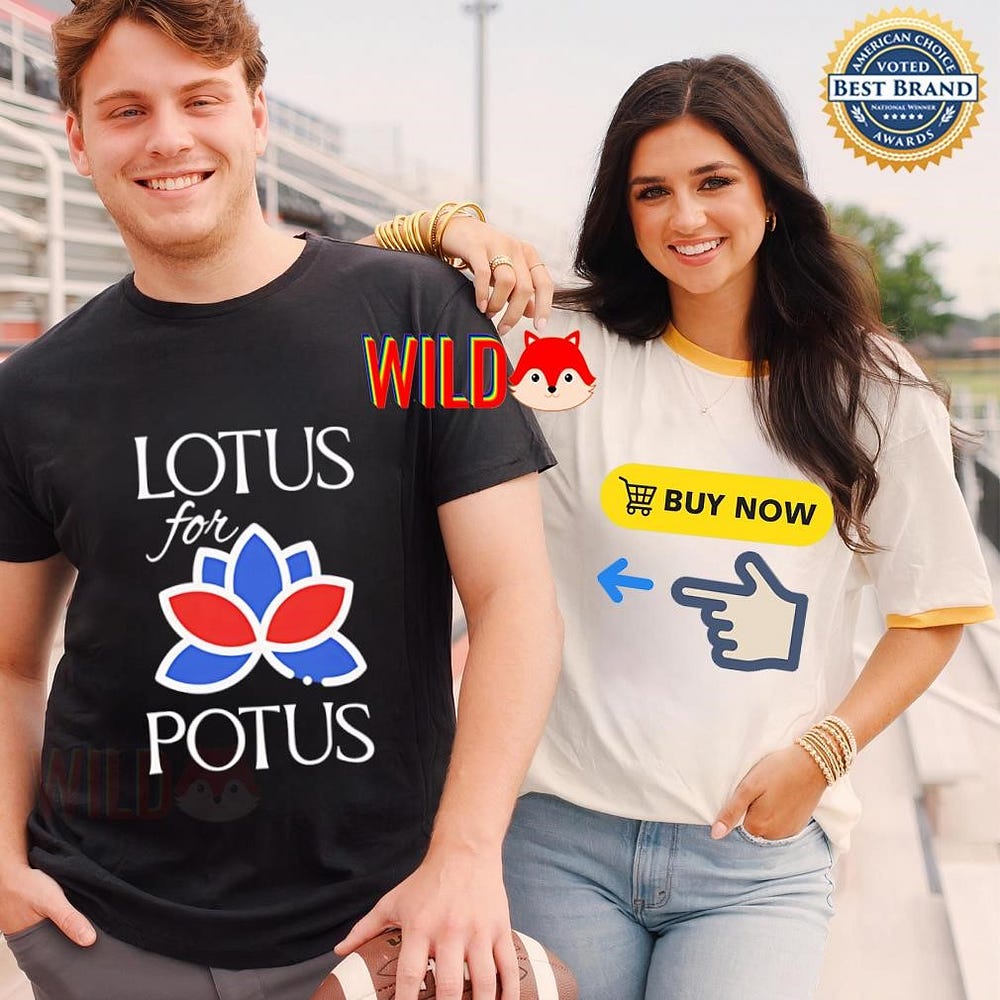 Kamala Harris for President Lotus for Potus shirt | by Wifs Natalia ...