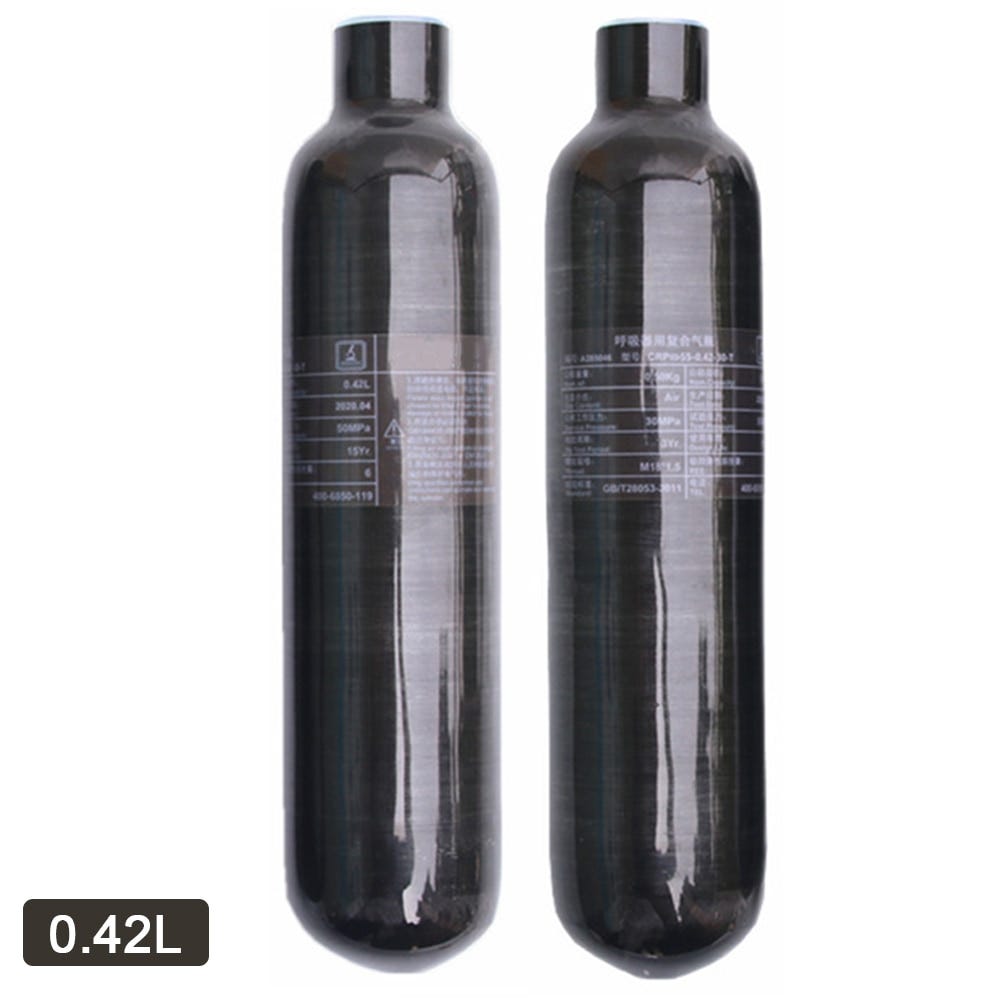 Hot Review! TUXING 4500Psi 300Bar 0.36L 0.42L Carbon Fiber Cylinder ...