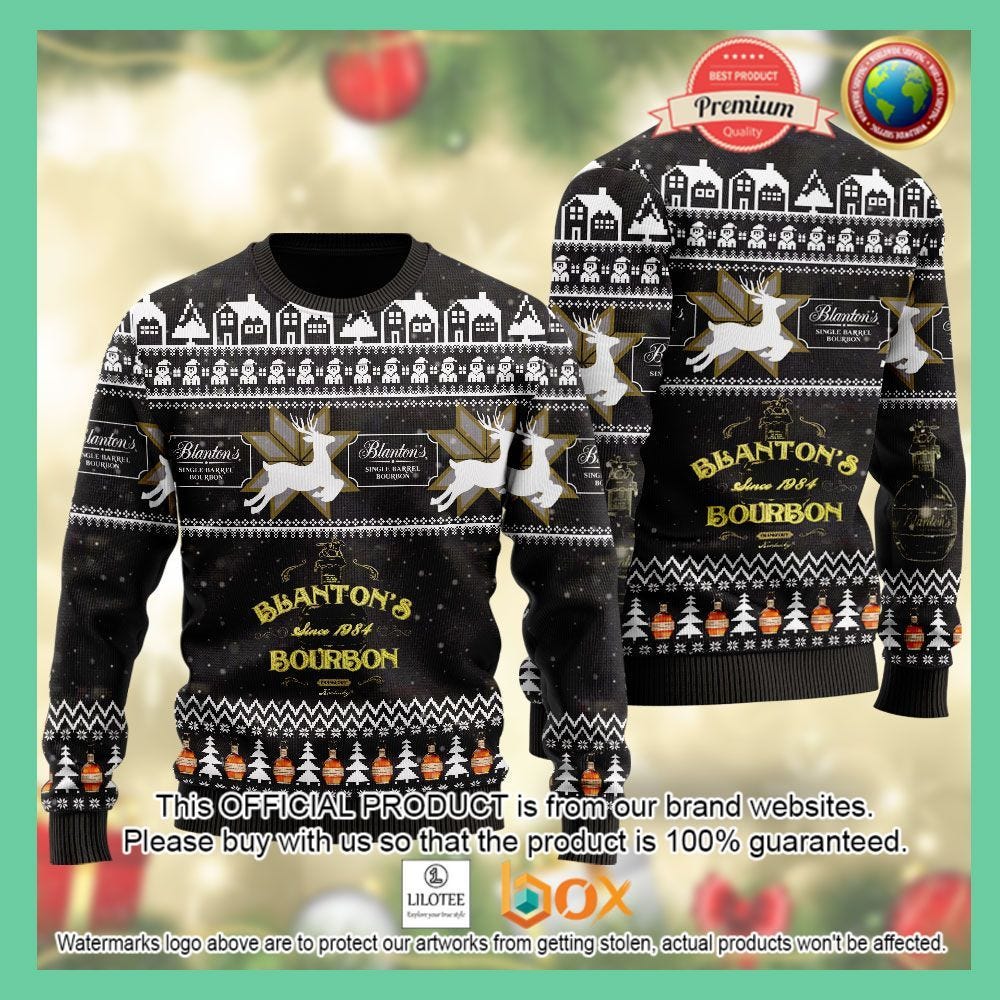 HOT Blanton’s Bourbon 1984 Sweater | by Boxboxshirt New | Medium
