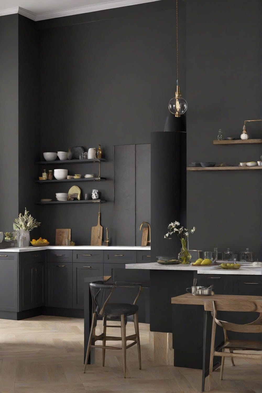 Is DARK BASALT (SW 2822) wall paint good for the Kitchen? [2024] Top ...