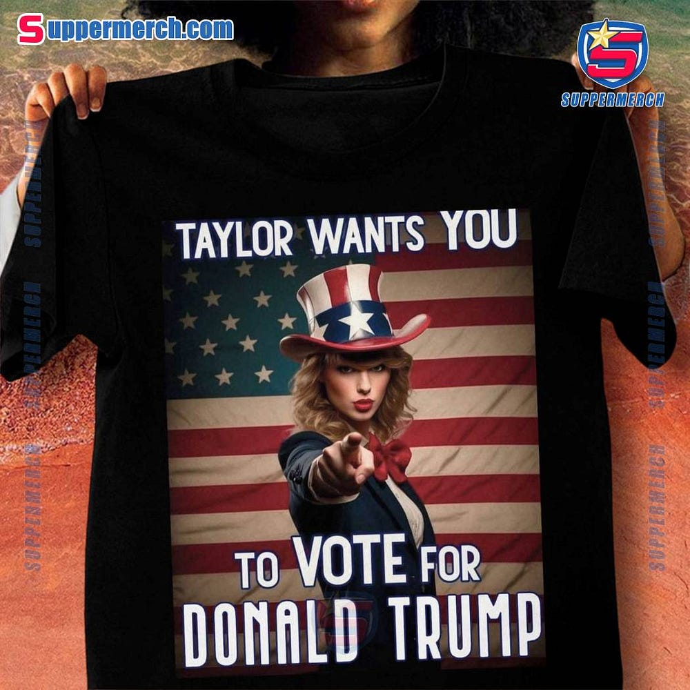 Taylor Swift + Donald Trump: A Political Powerhouse Tee | by Lisis ...