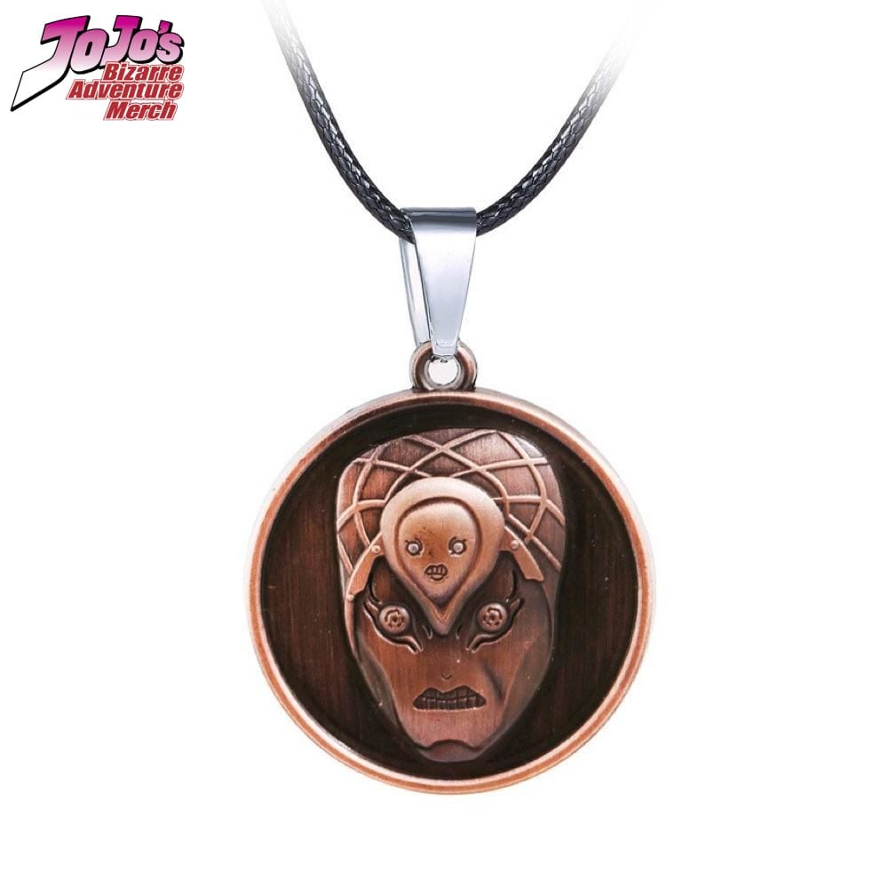 Jojo’s Bizarre Adventure Necklace Diavolo King Crimson Face - The ...