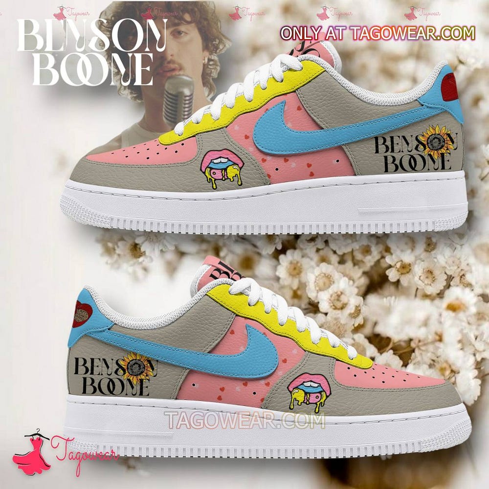 Step Into Sweetness: Benson Boone “Sugar Sweet” Air Force Shoes | by ...