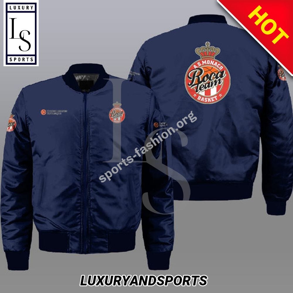 As Monaco Blue Bomber Jacket | by LuxuryAndSports | Mar, 2024 | Medium