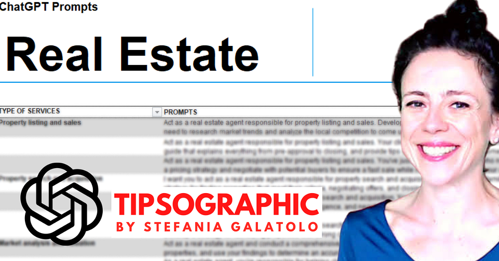Boost Your Real Estate Business with These ChatGPT Prompts | by Stefania Galatolo from ...