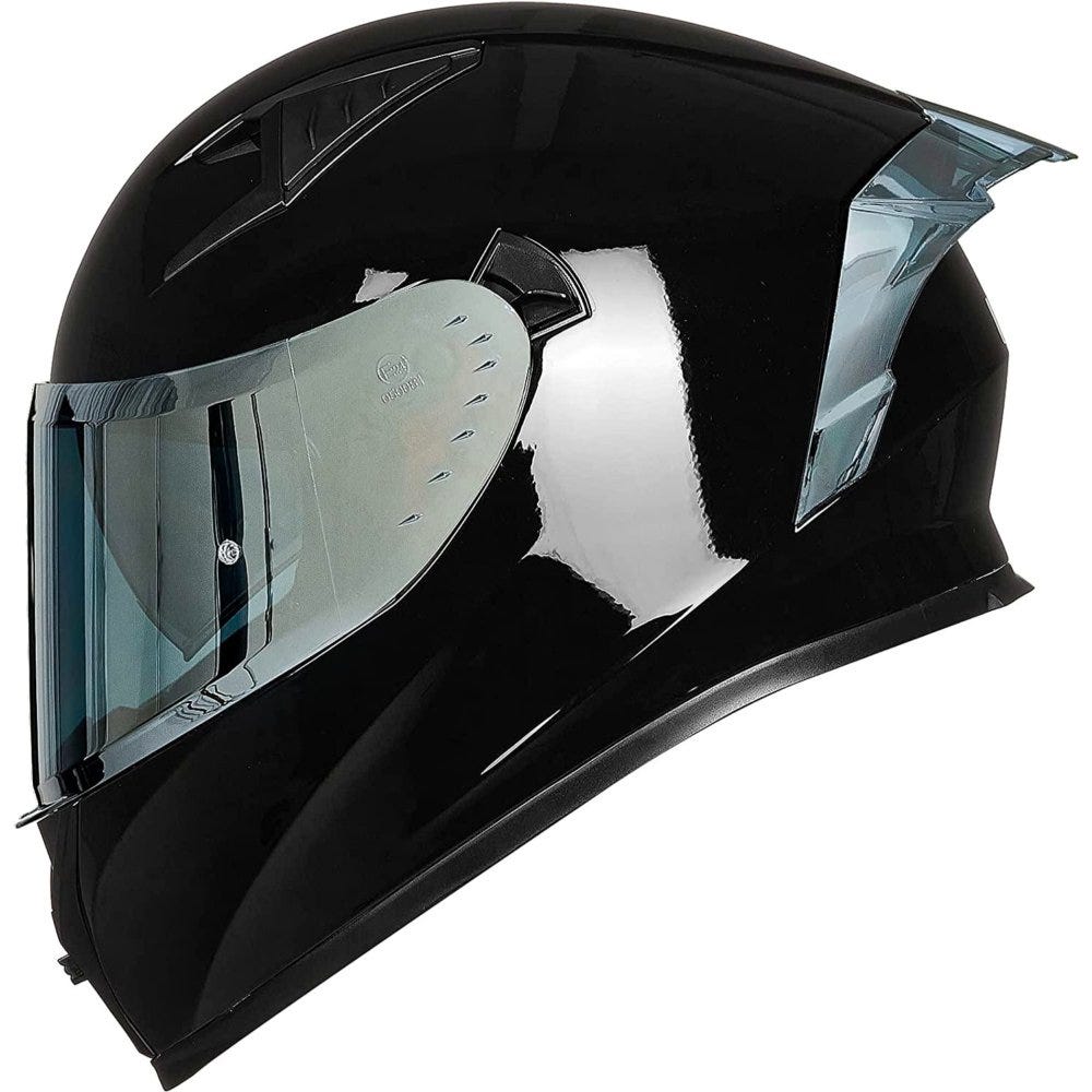 ILM Full Face Motorcycle Helmet with Pinlock Compatible Visors and Fins ...