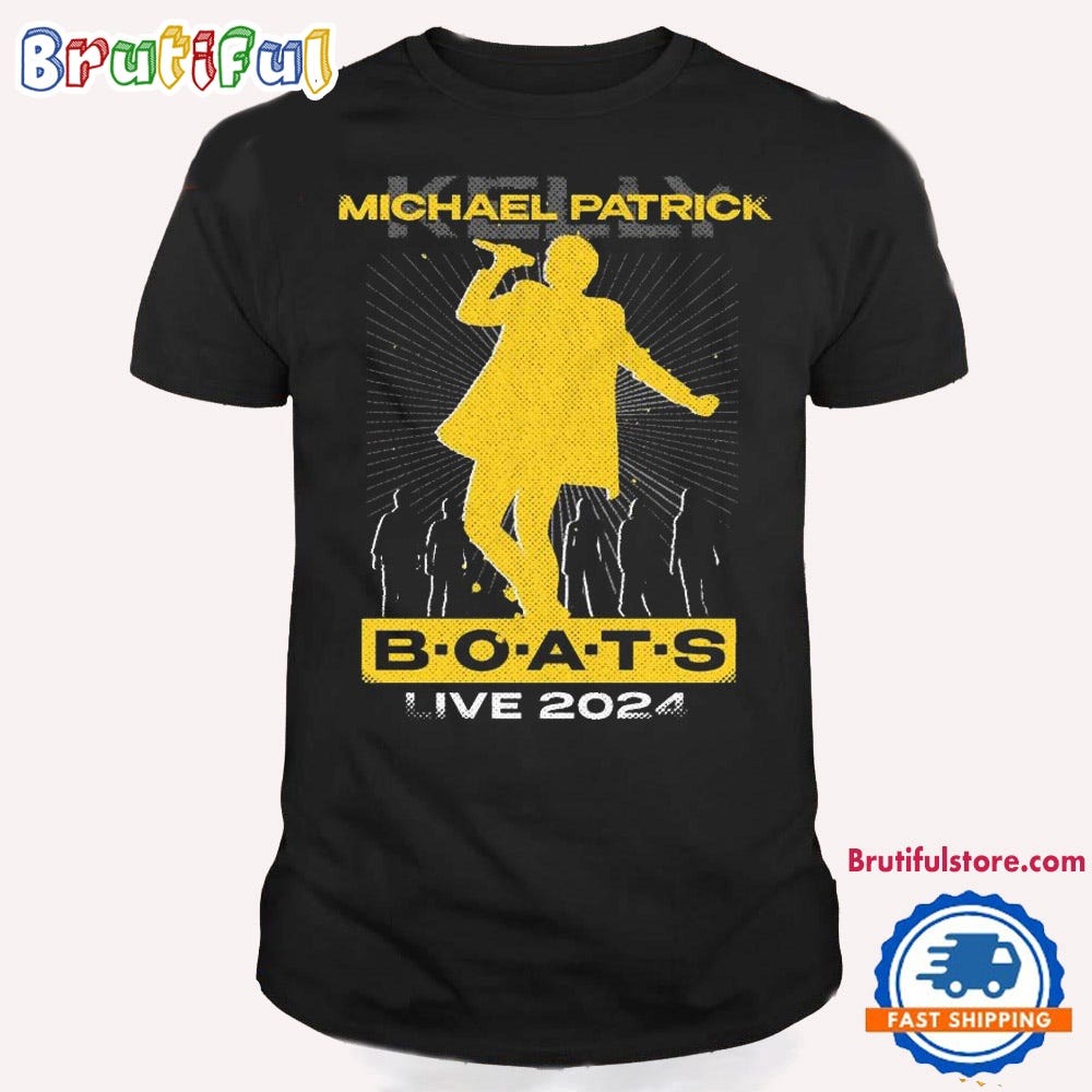 Michael Patrick Kelly Boats Live 2024 T Shirt - nfl chiefs jersey - Medium