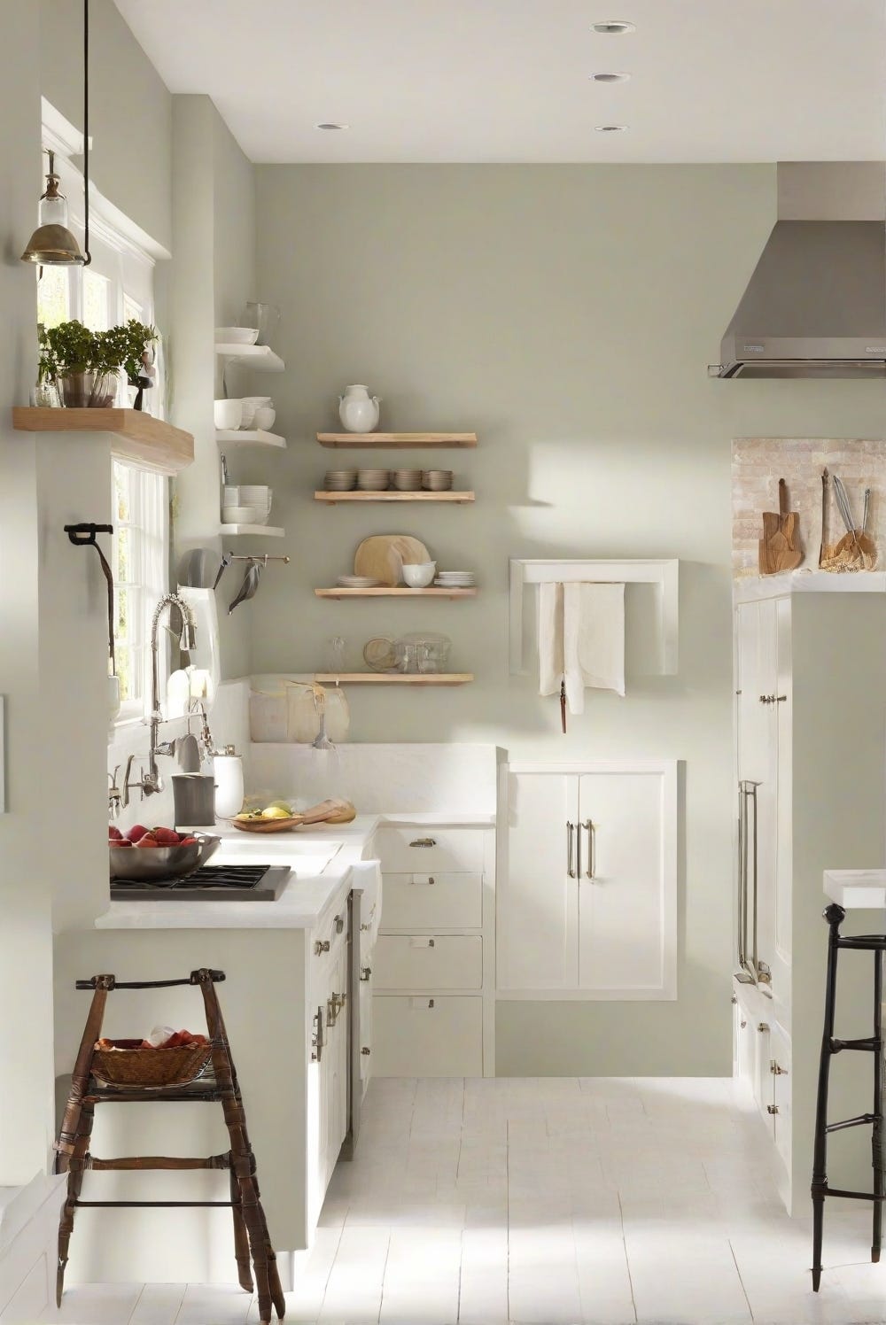 Kitchen Walls: Snowbound SW 7004–2024 Kitchen Wall Paint Guide As a ...