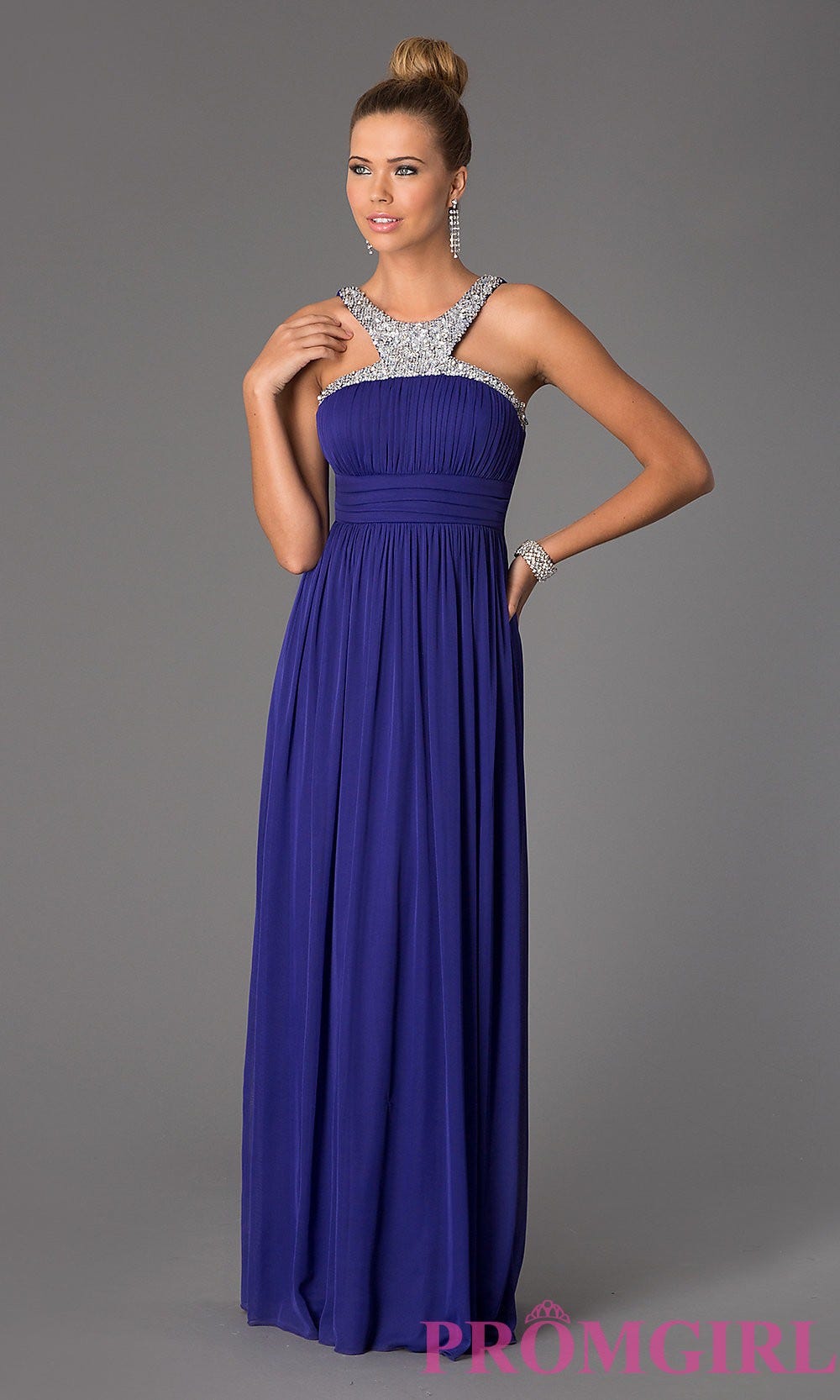 Floor Length Ruched Empire Waist Prom Dress | by Karen Barkley | Medium