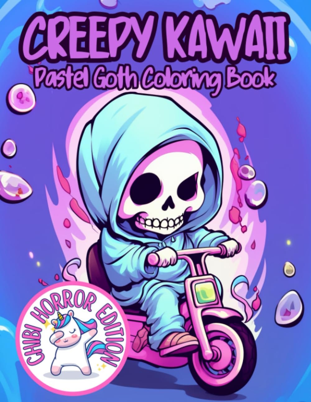 READ/DOWNLOAD Creepy Kawaii Pastel Goth Coloring Book: Cute Horror ...