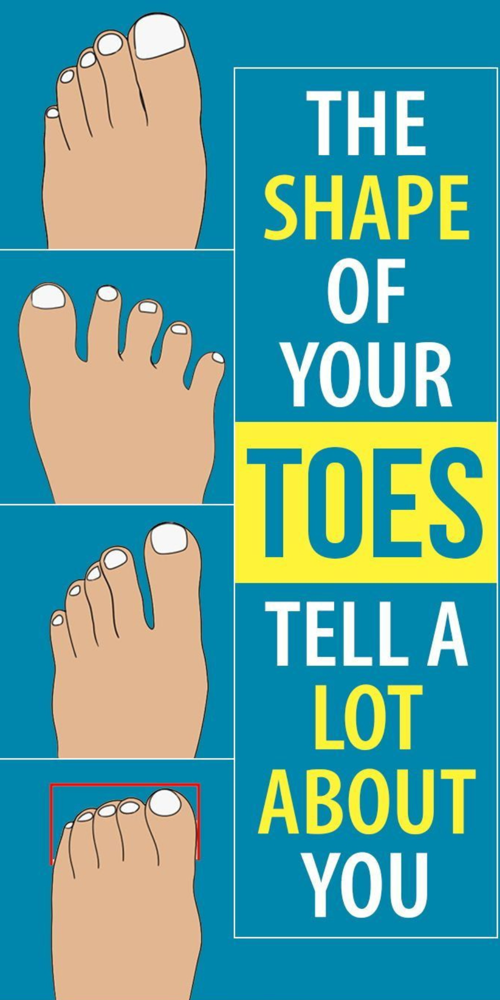 This Is What The Shape Of Your Feet Says About Your Personality! - Live ...