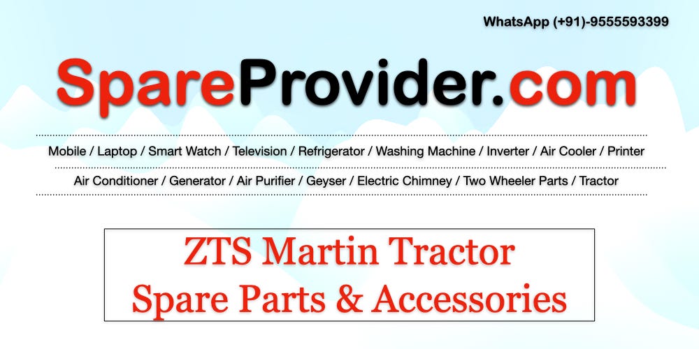 ZTS Martin Tractor Spare Parts & Accessories | Tractor Parts Price List ...