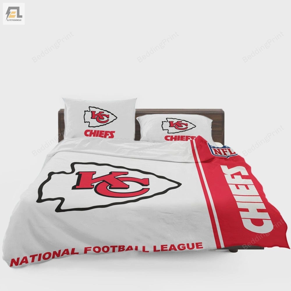 Nfl Kansas City Chiefs Nfl Team Duvet Cover Quilt Cover Pillowcase ...