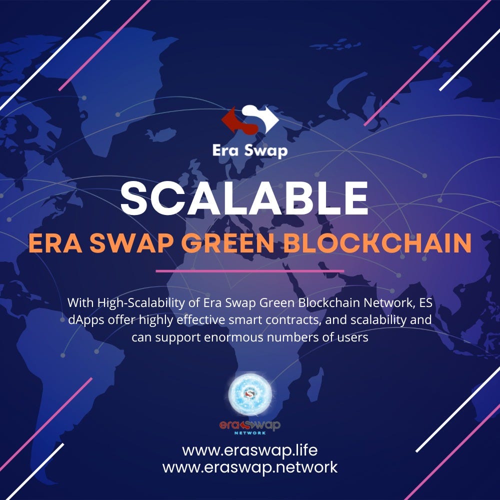 Know more about ES on www.eraswap.info Era Swap Green Blockchain ...